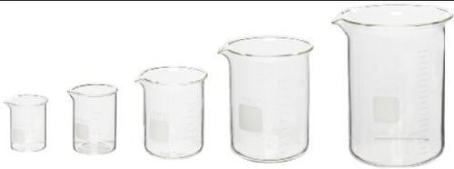 Beaker, 3L, low form, borosilicate glass with spout, graduated – Adelab ...