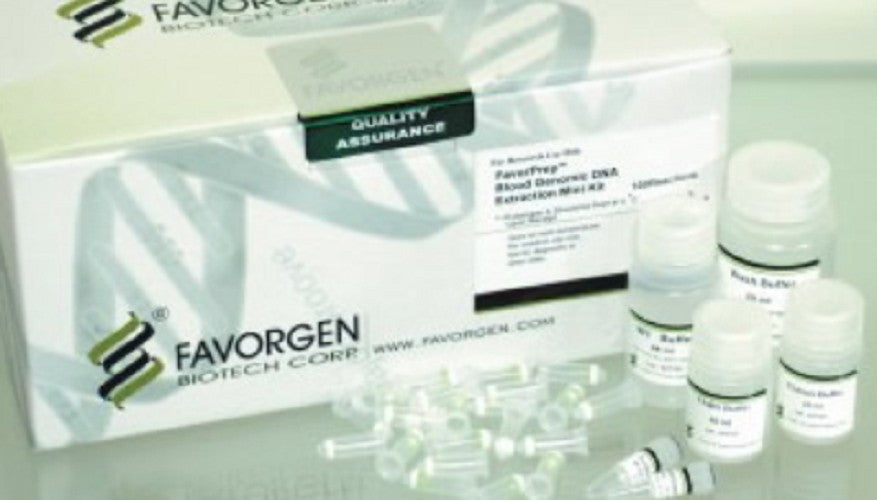 Favorgen Blood Genomic DNA Extraction Mini Kit (300prep), (With Protei ...