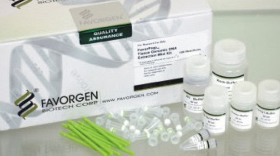 Favorgen Tissue Genomic DNA Extraction Mini Kit (300prep), with Protei ...