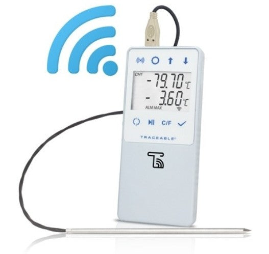 Control Company TraceableLIVE Ultra-Low Datalogging Traceable Thermome ...