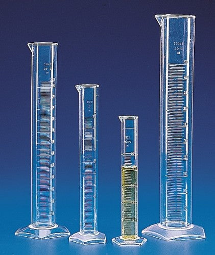 Kartell 1L PMP (TPX®) Measuring cylinder, clear graduations, tall form ...