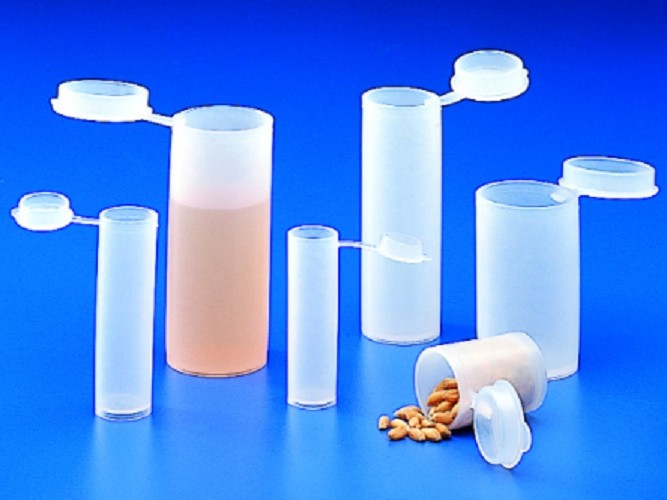 Kartell LDPE Plastic Sample Vials with Attached Lid – Adelab Scientific